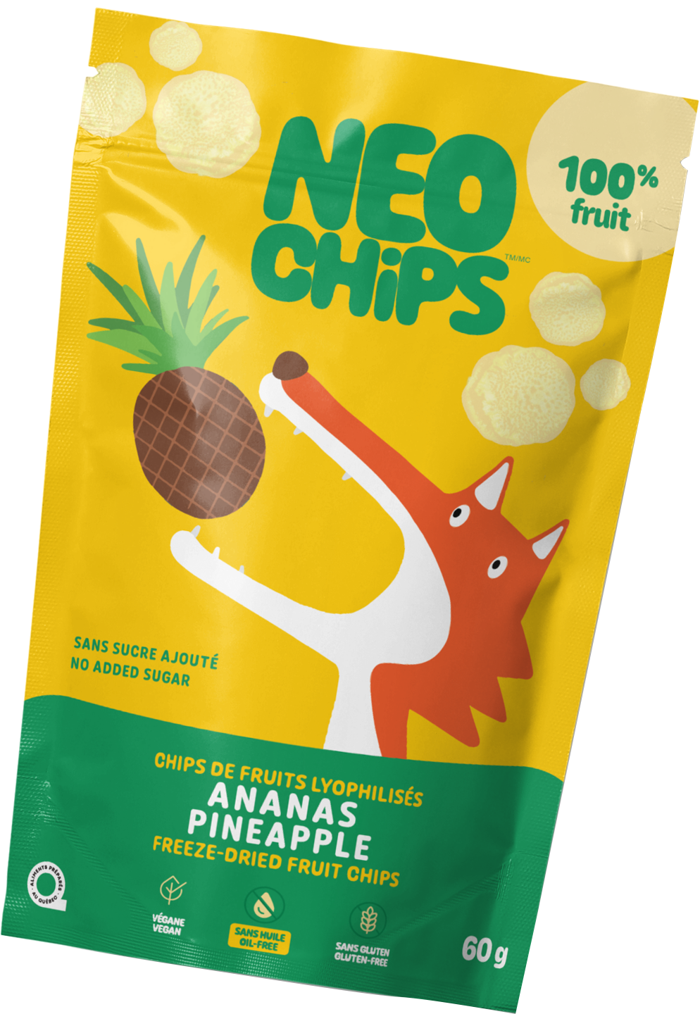 Néo Chips - Chips de fruits sans additifs, gluten ni huile