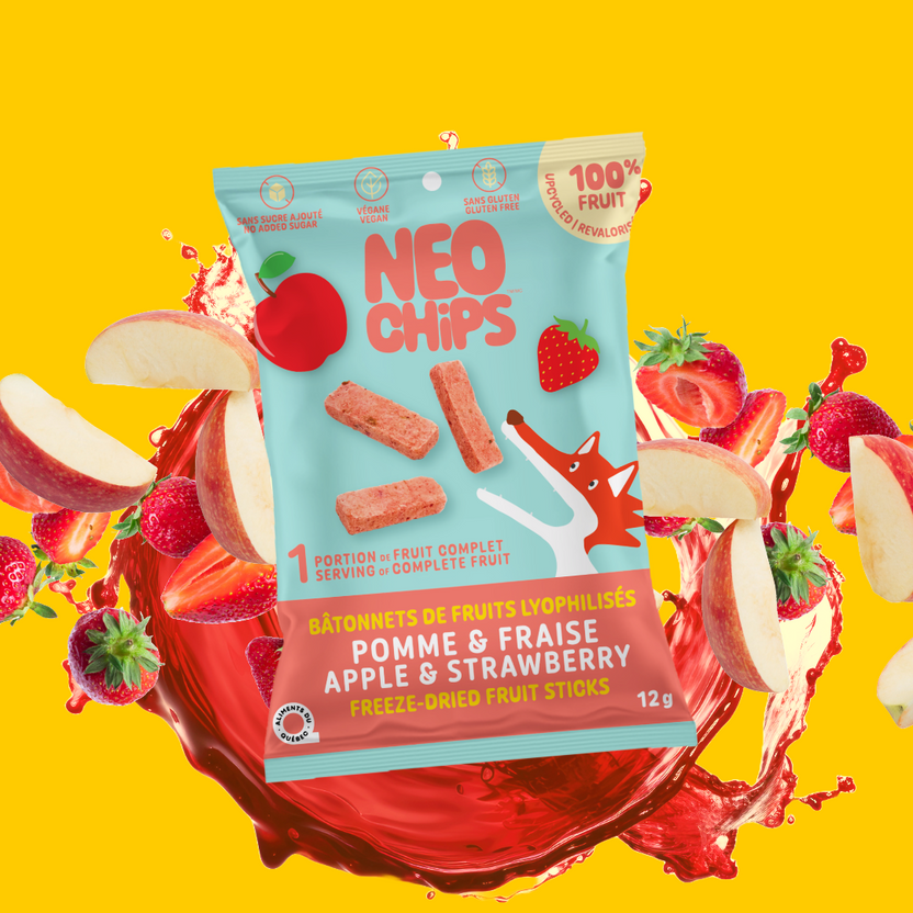 Néo Chips - Chips de fruits sans additifs, gluten ni huile