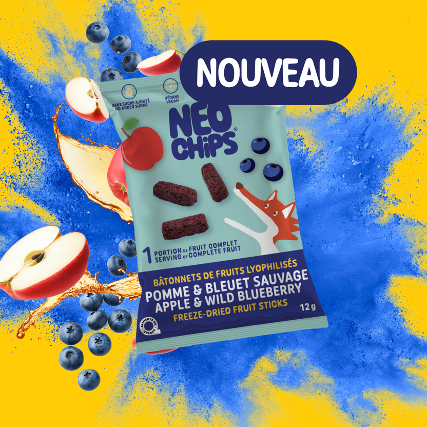 Néo Chips - Chips de fruits sans additifs, gluten ni huile